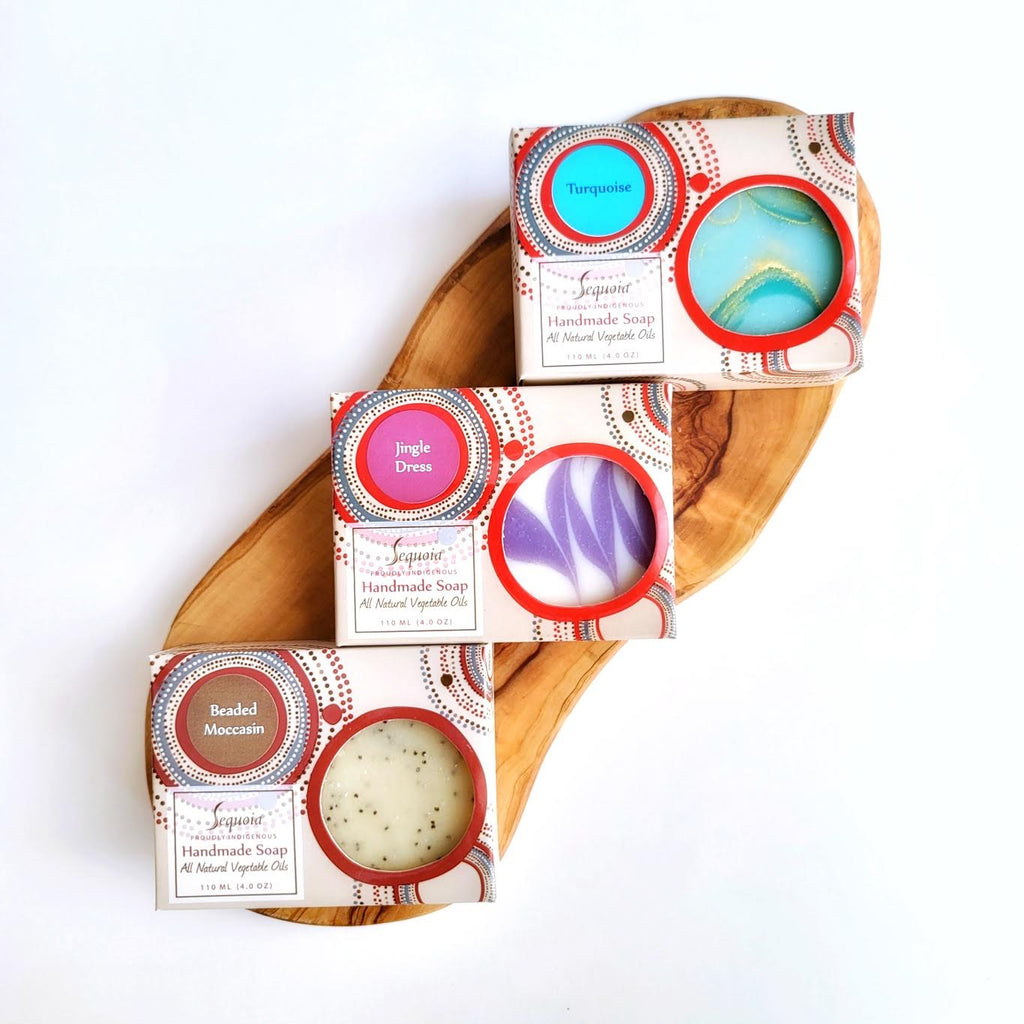 Pow Wow Bling Soap Bundle [Turquoise, Jingle Dress, Beaded Moccasin ...